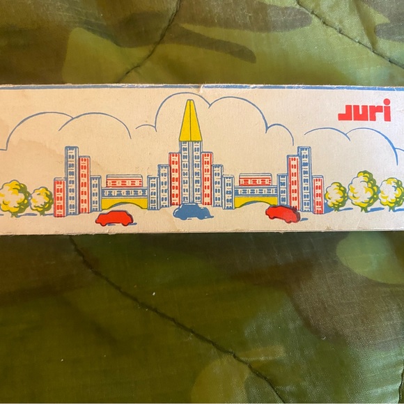 Juri | Toys | Vintage Juri Wooden Buildaskyscraper Made In West Germany ...